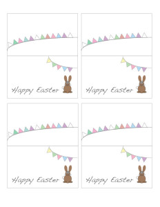 Free Printable Easter Place Cards – Cooking Up Cottage